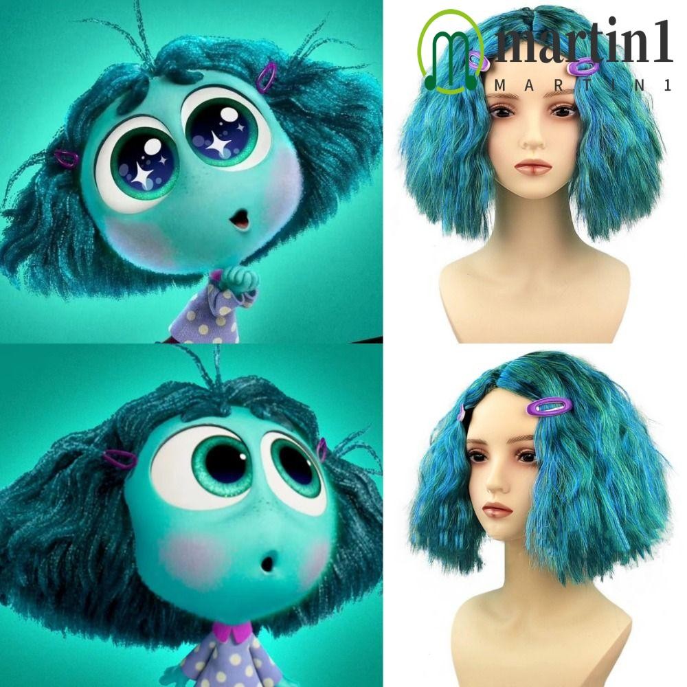 MARTIN1 Anime Inside Out 2 Wig, Movie Synthetic Hair Envy Cosplay Wig ...