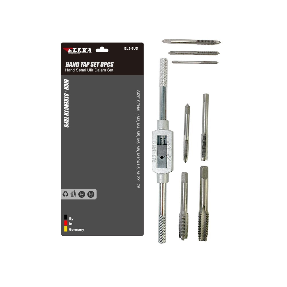 Hand TAP Outer Thread And Inner Thread 8PCS HANDTAB HAND TAB SENAI ...