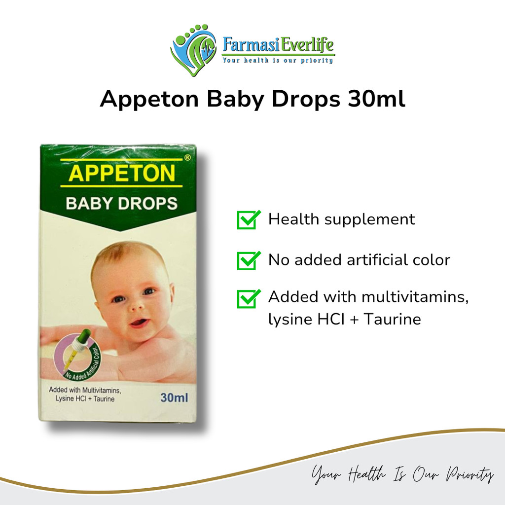 Appeton Baby drops Multivitamin Plus Drops 30ML | Shopee Malaysia