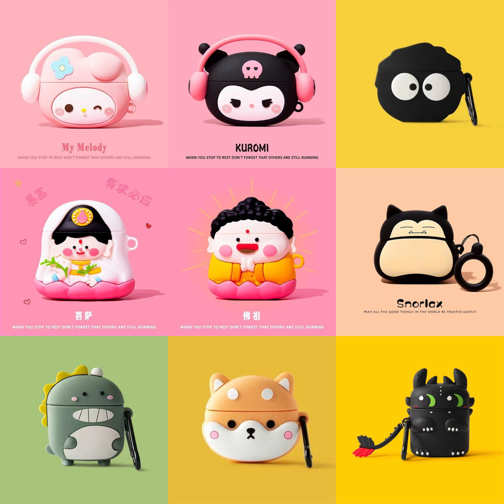 For TOZO A3 Earphone Case Couple's new kulomi with more patterns ...