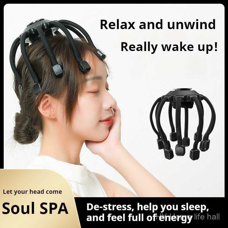 Automatic Electric Eight-claw head massager sleep aid head massage ...