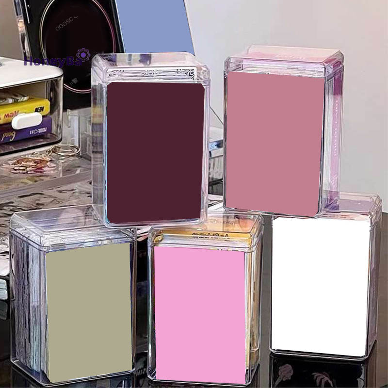 honeybee1 Transparent Plastic Storage Box 3 Inch Photocards Small Card ...