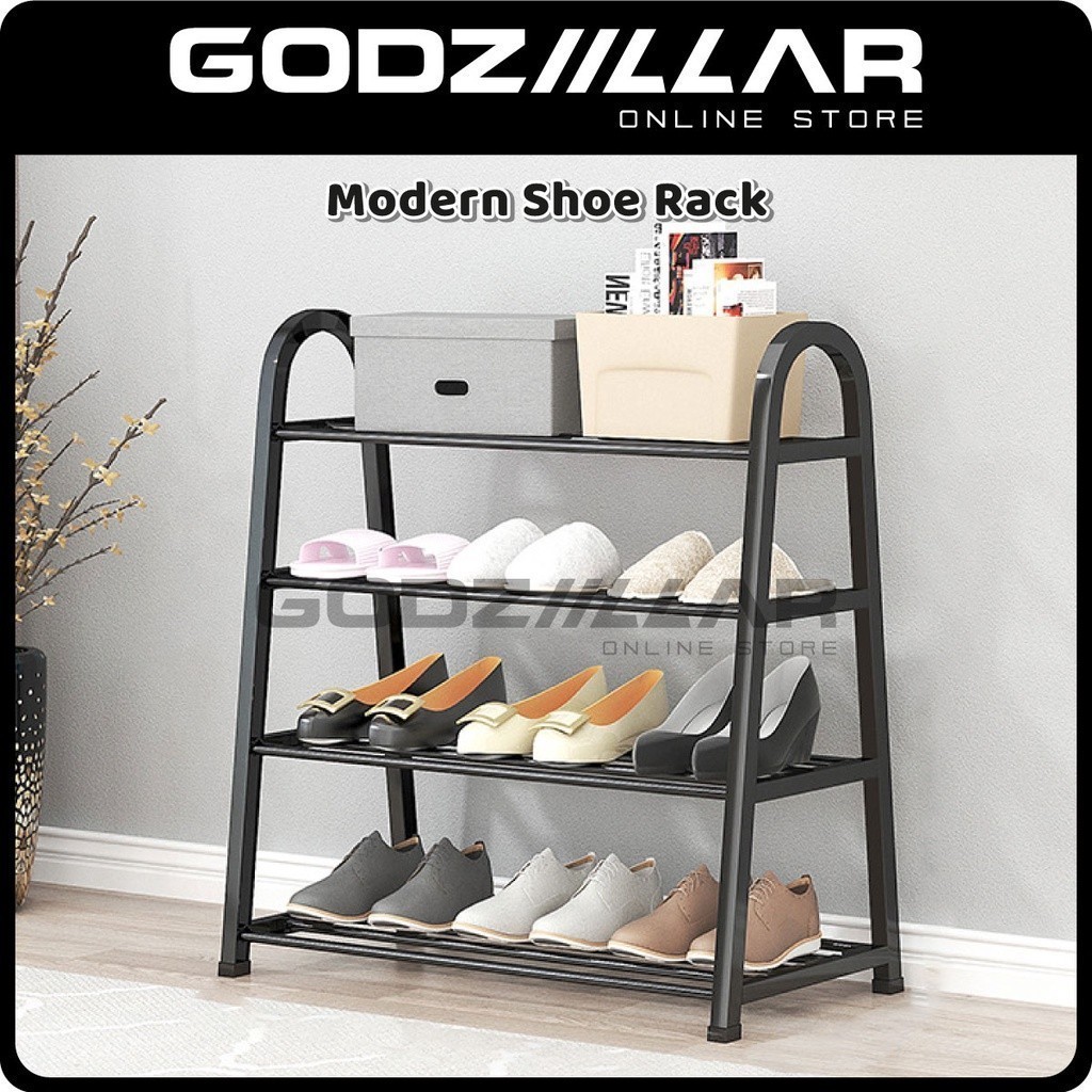 Modern Shoe Rack 3 & 4 A-Shape Modern Shoe Rack Rak Kasut Rak Tempat ...