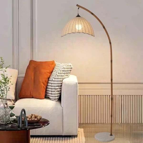 Modern Bamboo Floor Lamp Standing Lamp Table lamp Corner Lamp Lampu ...