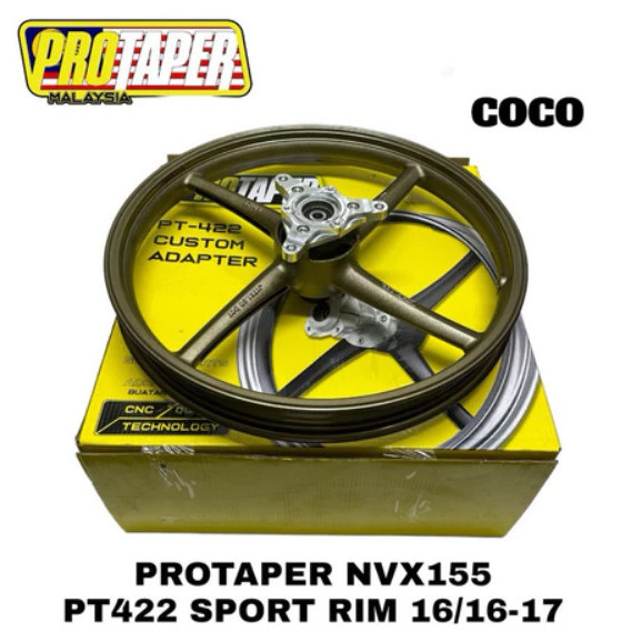 SPORT RIM 4L PT422 / PT 422 PROTAPER 1.60/1.60 X17 NVX155 V1/V2 & NVX ...