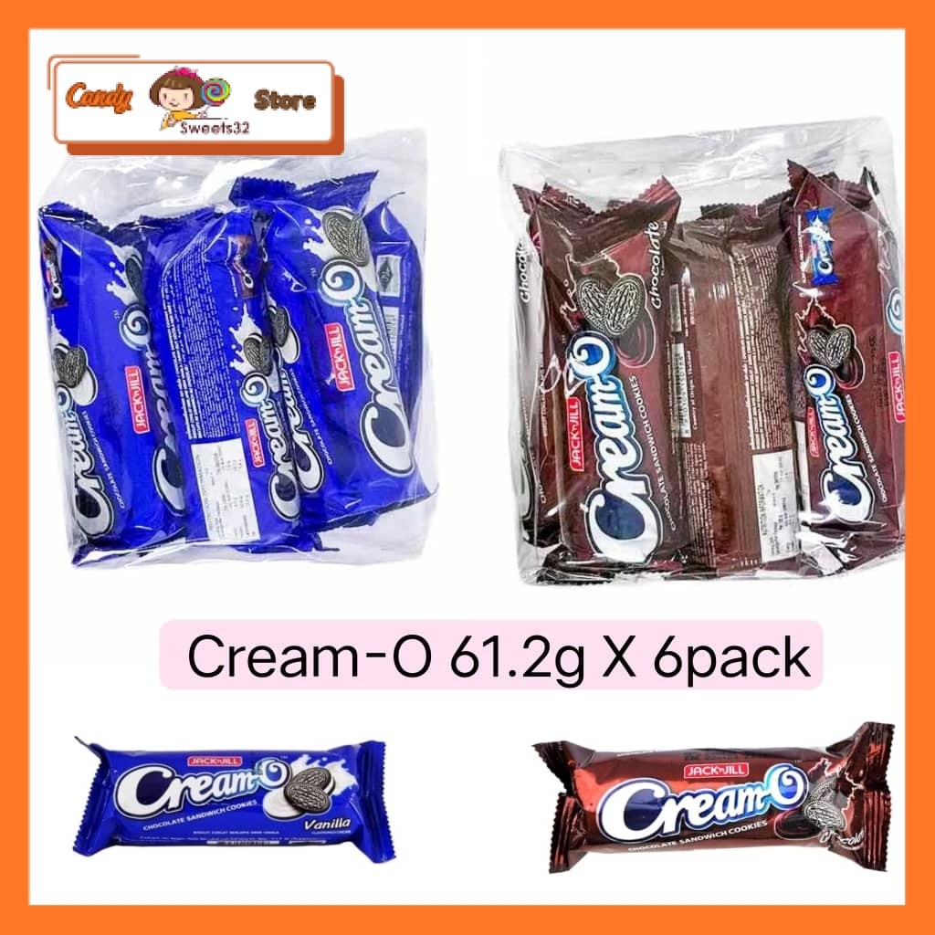 Cream-O Vanilla / Chocolate 61.2gX6pack | Shopee Malaysia