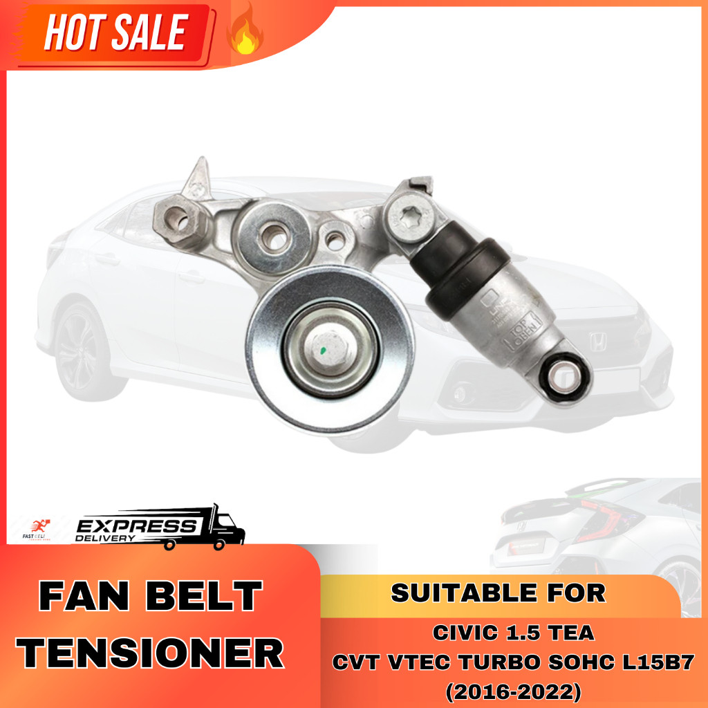 FAN BELT TENSIONER HONDA CIVIC 1.5 TEA CVT VTEC TURBO SOHC L15B7 (2016 ...