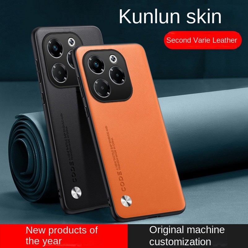 Plain PU Leather Case for Infinix Note 40X Note 40 Pro + Plus Note40 ...