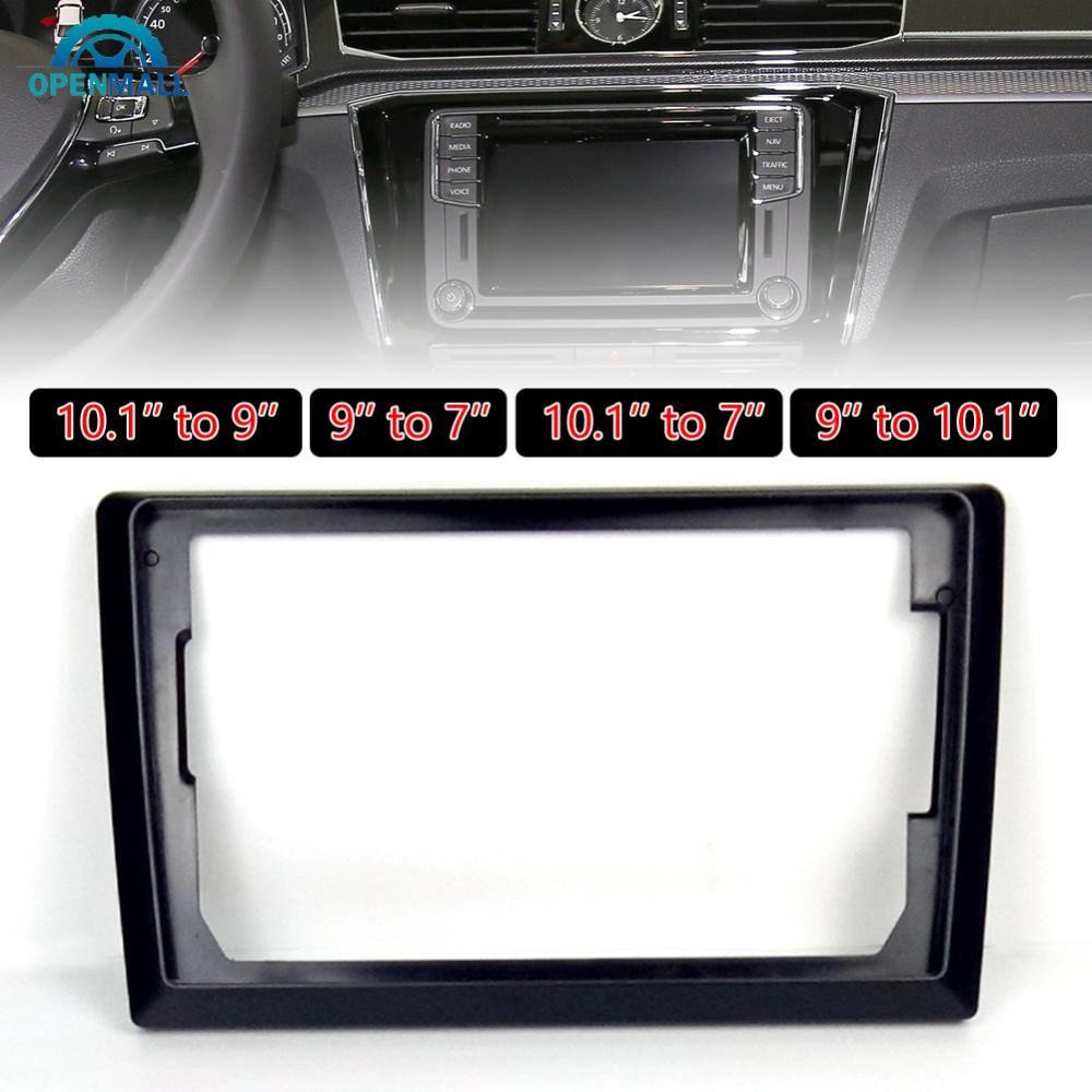 OPENMALL 2 Din 9 Inch 10 Inch to 7 Inch Car Center Console Radio Frame ...