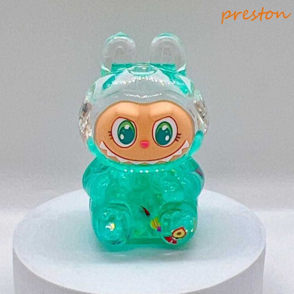 PRESTON Cartoon Acrylic Labubu Toy, Noctilucent Luminous Candy Color ...
