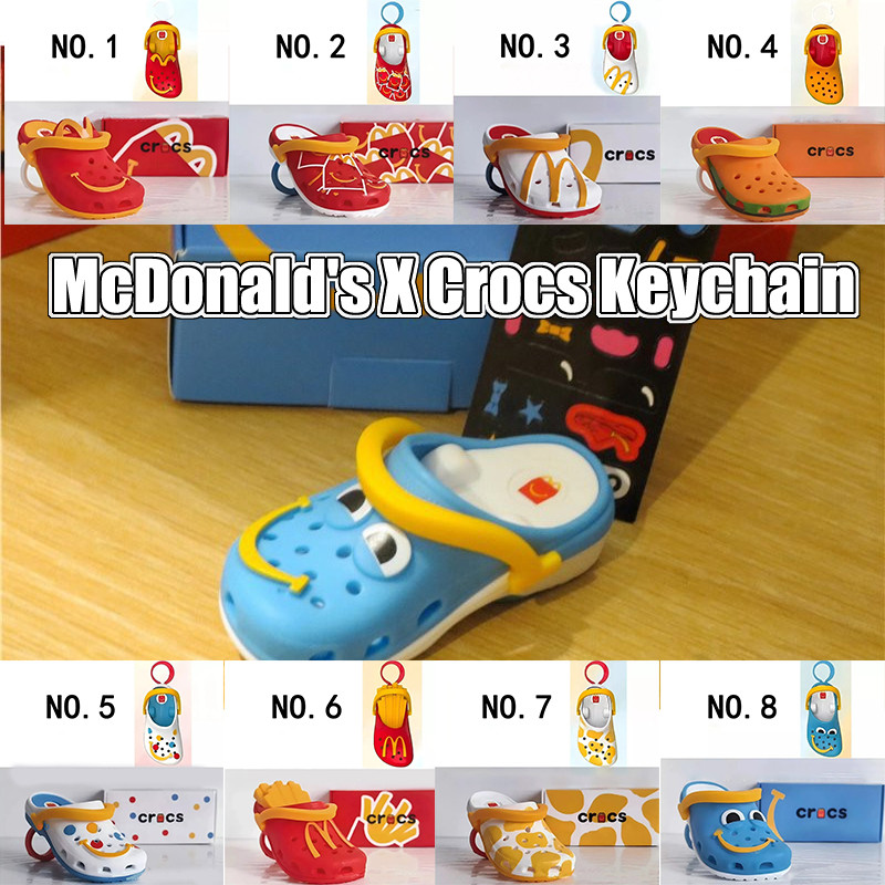 Mcdonald Happy Meal 2024 mini Crocs toy Mcdonald's Crocs keychain Collectible | Shopee Malaysia