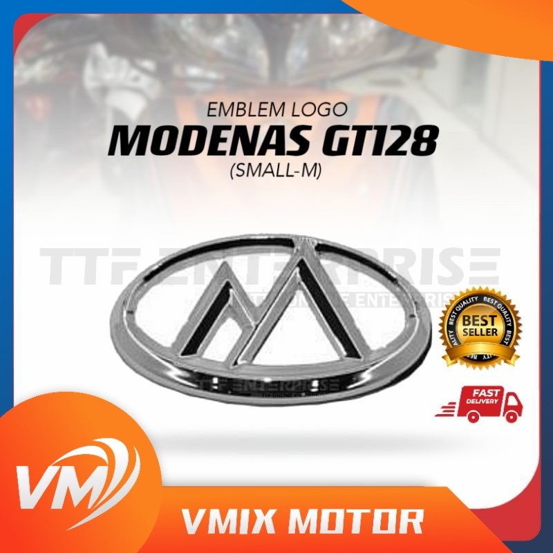 MODENAS GT128 EMBLEM LOGO FRONT EMBLEM ( SMALL M ) | Shopee Malaysia