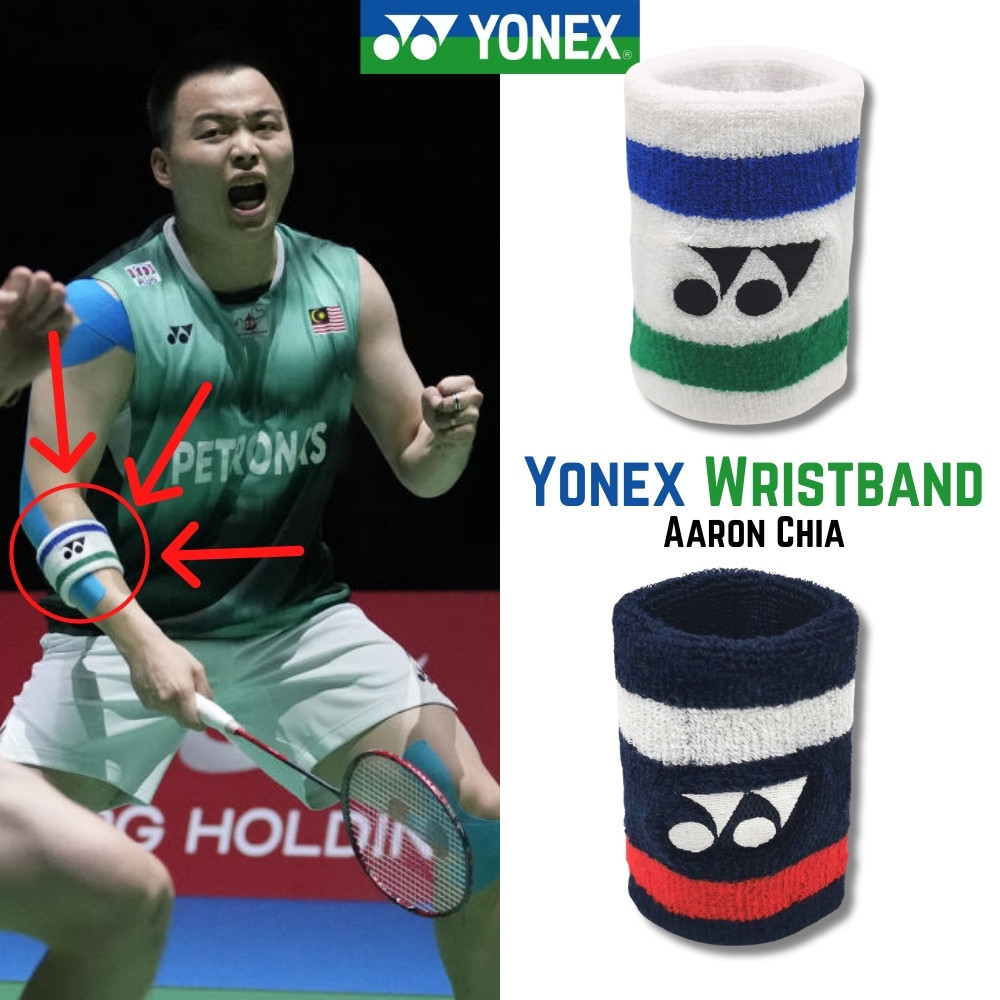 Yonex Wristband 75th Anniversary Cotton Sweat Hand Band Badminton ...