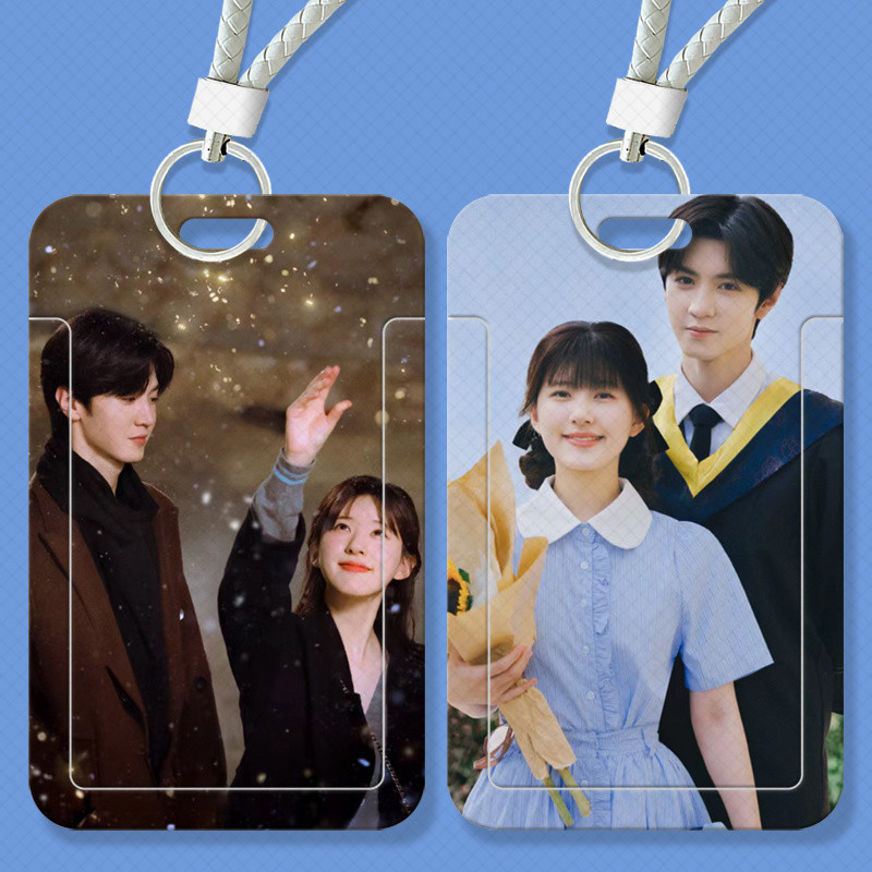 Hidden Love peripheral card holder keychain with lanyard Zhao Lusi Chen ...