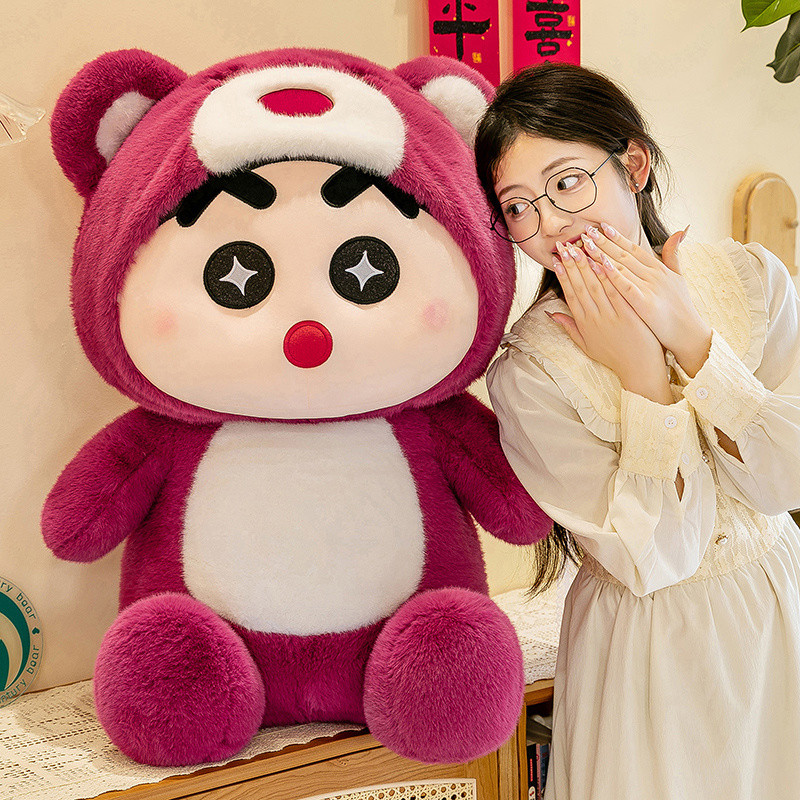 Kawaii Transformation Crayon Shin-chan Plush Toy Pillow Doll Kuromi ...