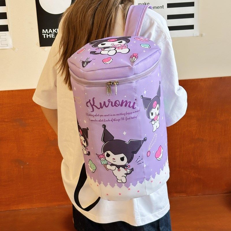 Ins Style Schoolbag New Style Little Devil Kuromi Biscuit Backpack ...