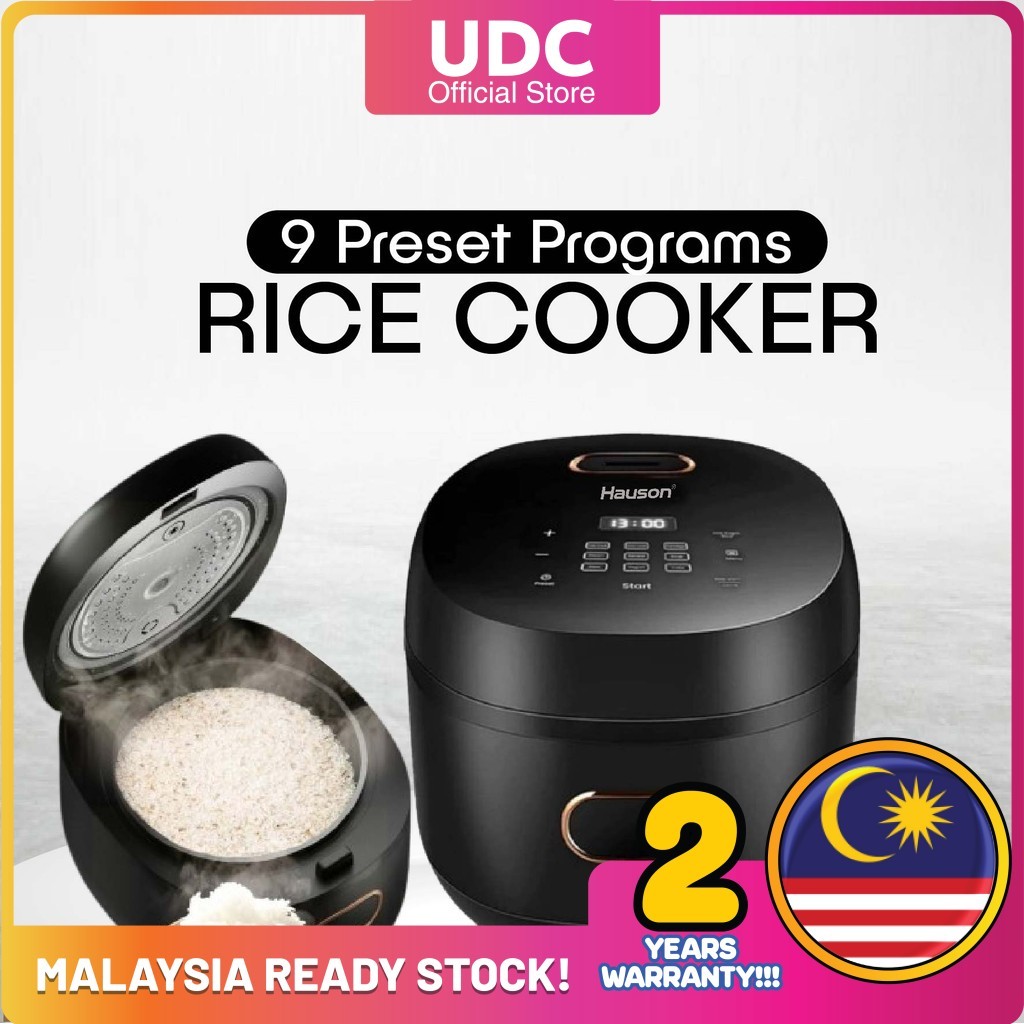 UDC 🍚 [9 Presets] 5L Hauson Sugar Reduction Rice Cooker with Starch ...
