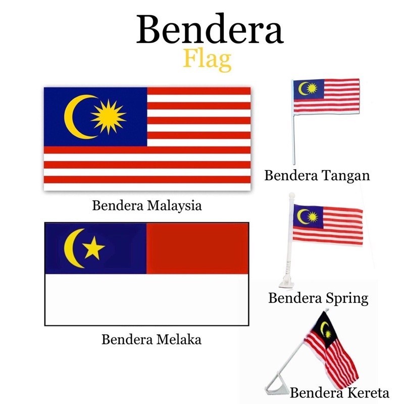 Malaysia Malacca Flag 3' x 6' / Bendera Malaysia / Bendera Melaka Besar ...