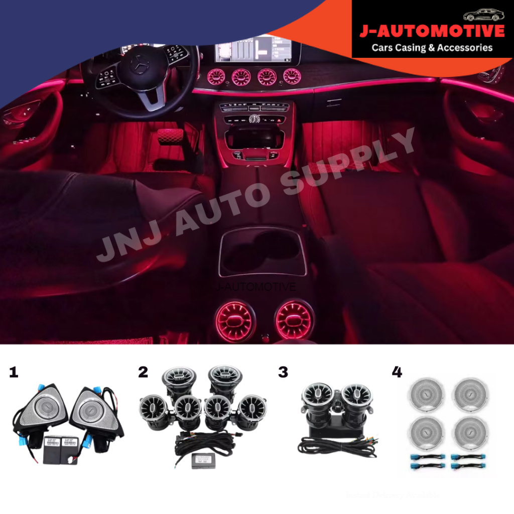 Mercedes Benz E-class W213 Aircond Vent Ambient light Rotation Tweeter ...