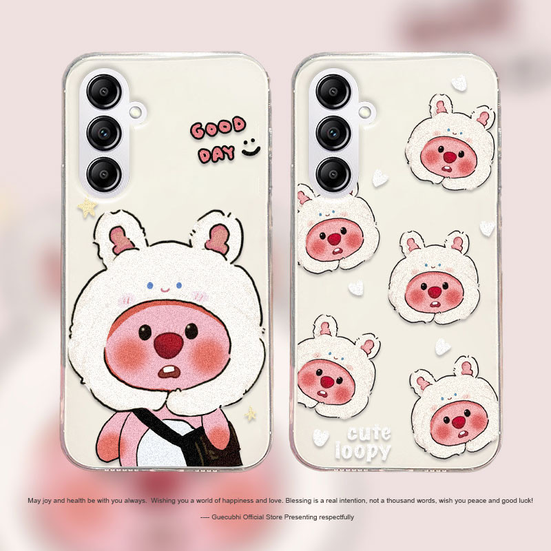 Phone Case Samsung Galaxy S24 FE A55 A06 A16 A35 A25 A15 5G New 2024 Cute Cartoon Loopy Pattern ...