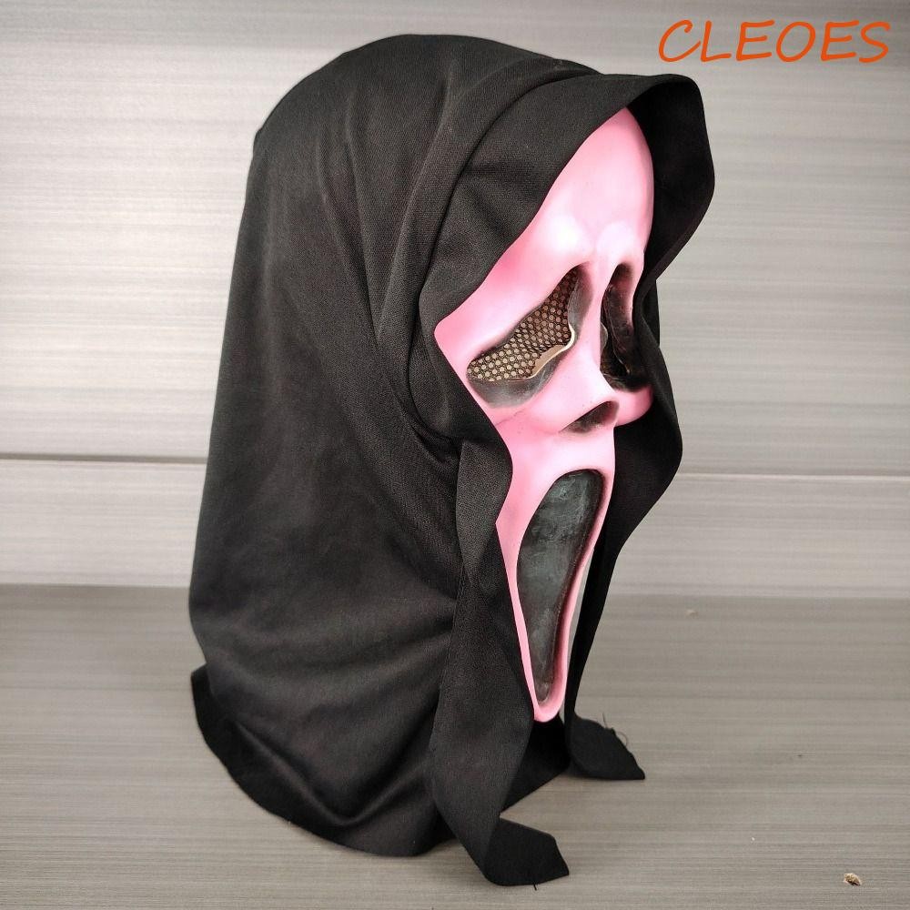 CLEOES Screaming Ghost Face Mask, Horror Spooky Halloween Ghost Face ...