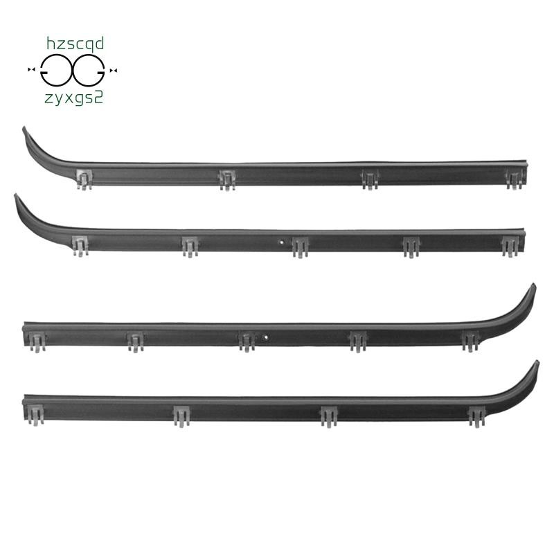 1set Innerandouter Car Door Window Seal Belt Weatherstrip Kits For Ford 5395