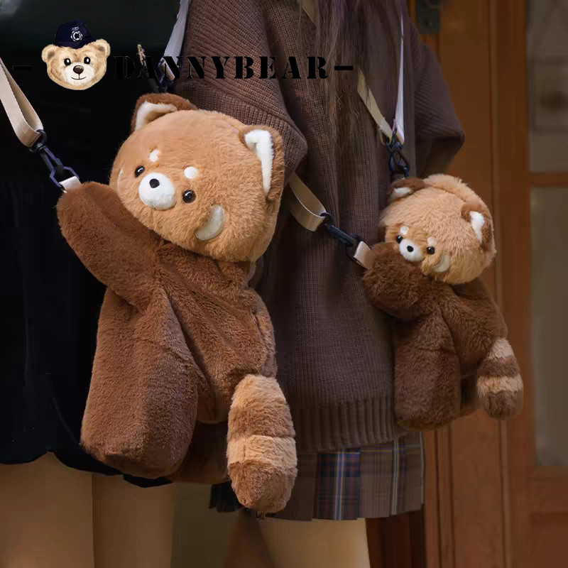Danny Bear Little Panda Bag Kawaii Plush Backpack Cute Messenger School ...