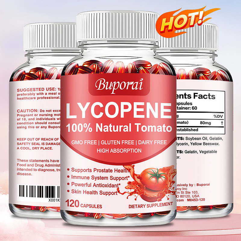 LYCOPENE（100% Natural Tomato）Improves skin texture, visual health ...