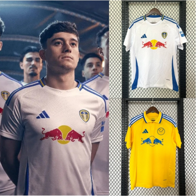Fan version 2024-25 Leeds United Home/Away men's football shirts 1:1 ...