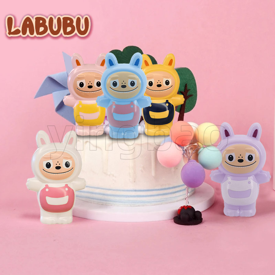 Labubu Figuren Doll 7cm Labubu Cake decoration model Gifts desktop toy ...
