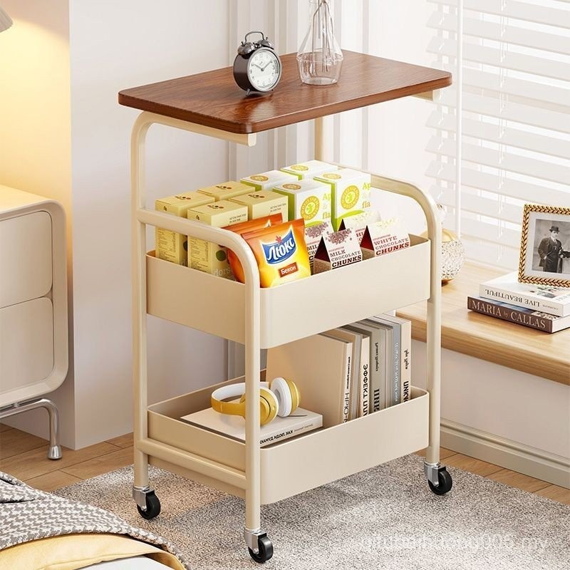 Bed Frame Liftable Removable Simple Shelf Removable Storage Bed Frame ...