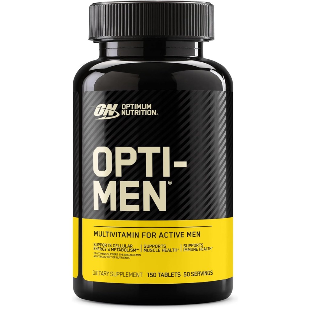 Optimum Nutrition Opti-Men, Vitamin C, Zinc and Vitamin D, E, B12 for ...