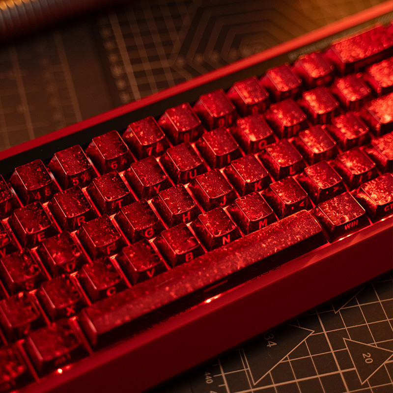 Side Engraved Mechanical Keyboard Frost Keycap Succubus Original ...