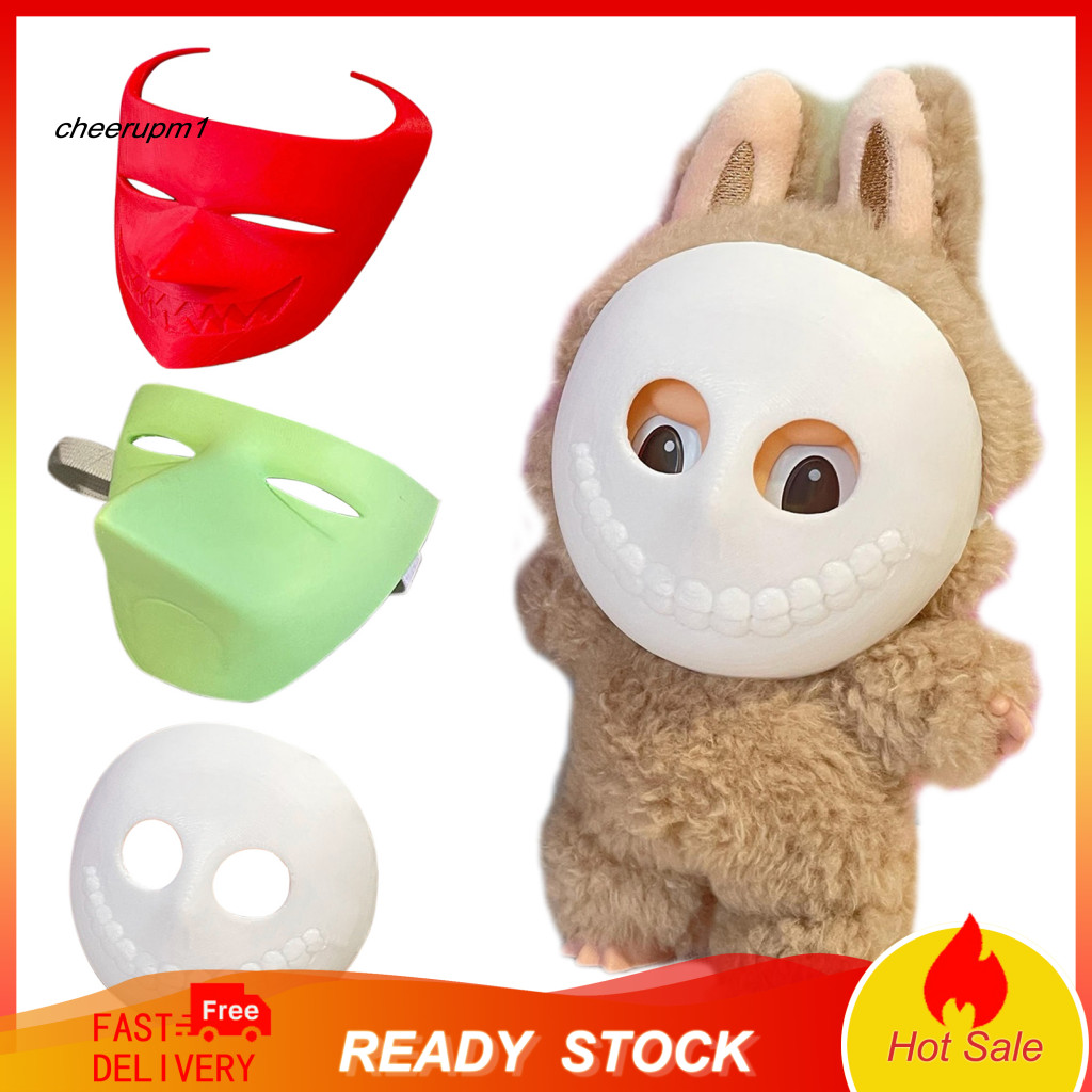 CHEER Durable Face Shield Scary Face Guard 3d Printed Doll Face Guard ...