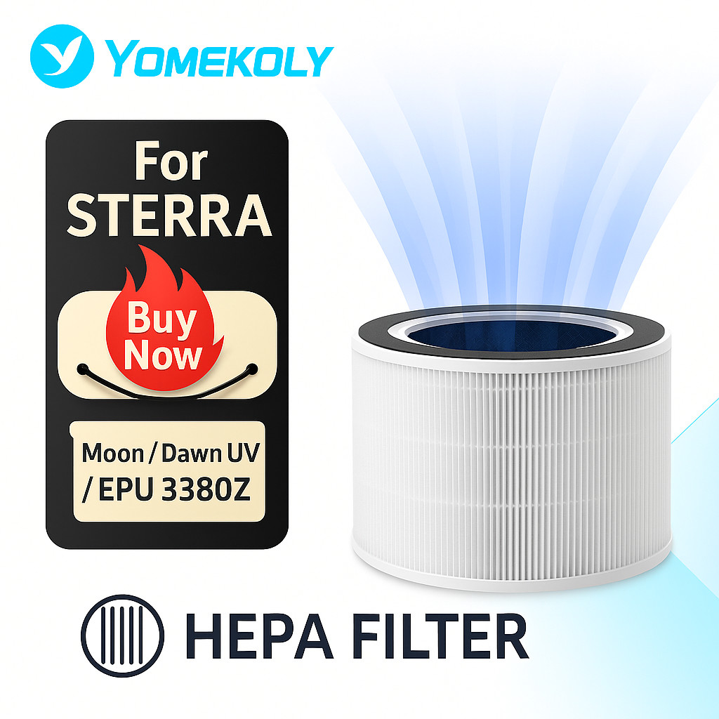 For Sterra Moon/ Dawn UV/ EPU 3380Z Air Purifier Replacement True HEPA ...