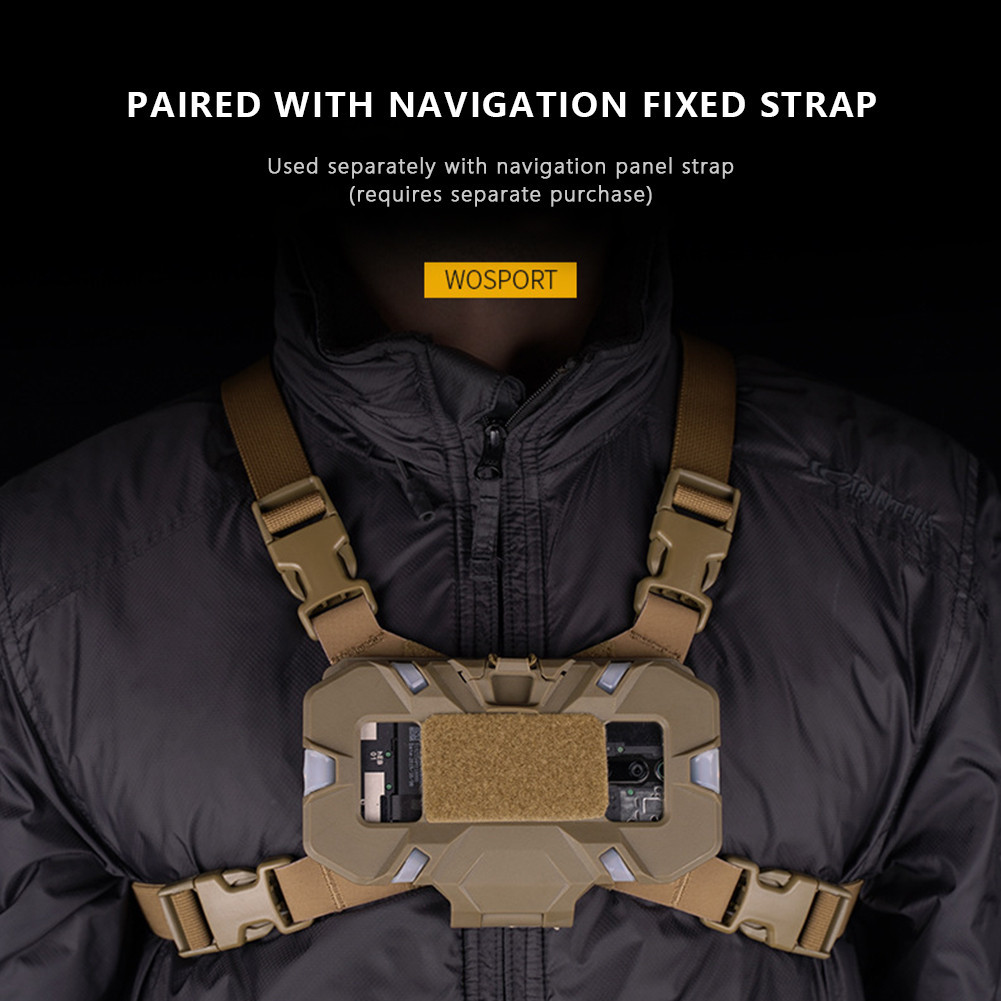 Chest Molle Phone Map Holder Carrier Practical Vest Molle Folded ...