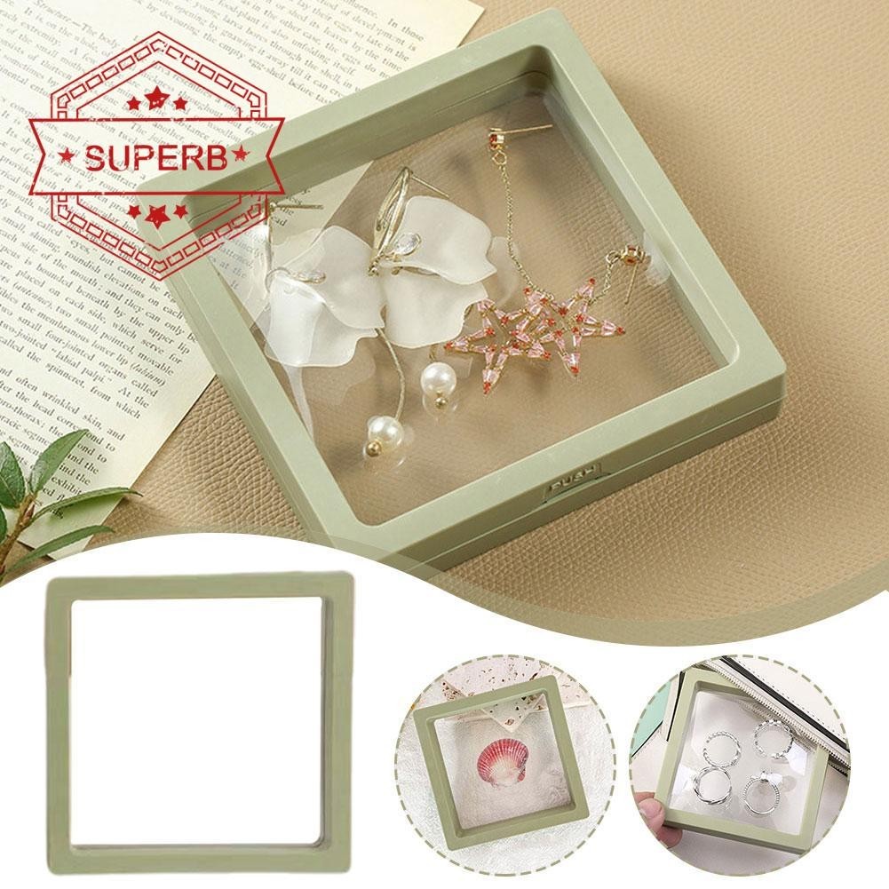 Floating Frame 3d Display Box Suspension Storage Pe Antioxidation Film ...