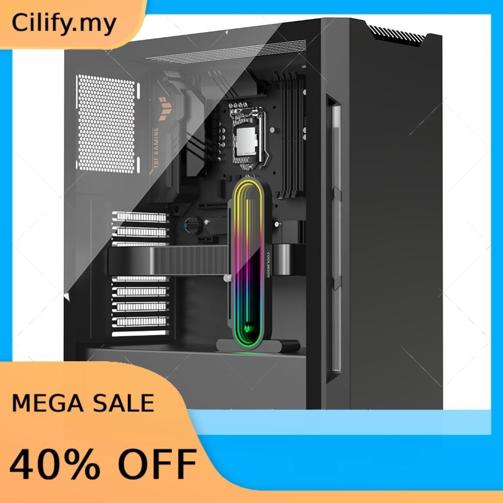 Vertical Graphics Card Bracket 5V 3Pin ARGB Infinite Mirror GPU Support ...