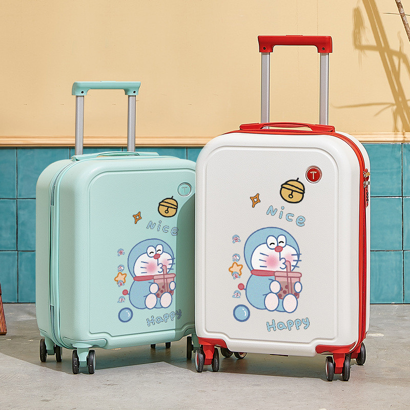 Student suitcase cute Doraemon suitcase 18 inches 20 inches boarding ...