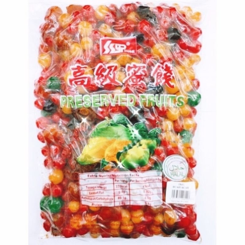 [500g/1kg/2kg]* Buah Acar Jeruk Campuran Ready Stock "HALAL" | Shopee ...