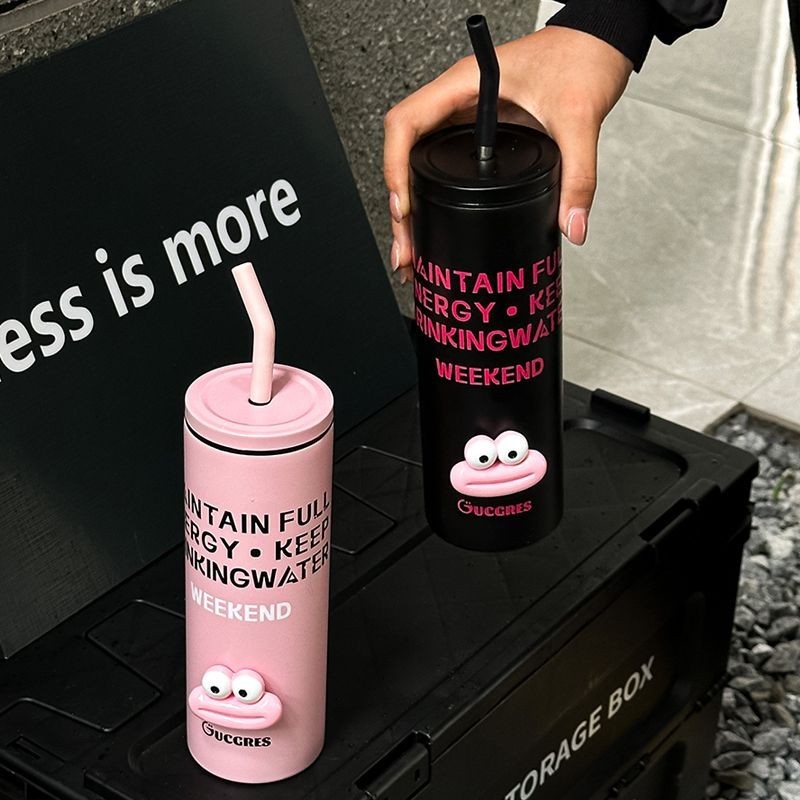 Cawan jerami keluli tahan karat Amerika, cawan termos bernilai tinggi ...