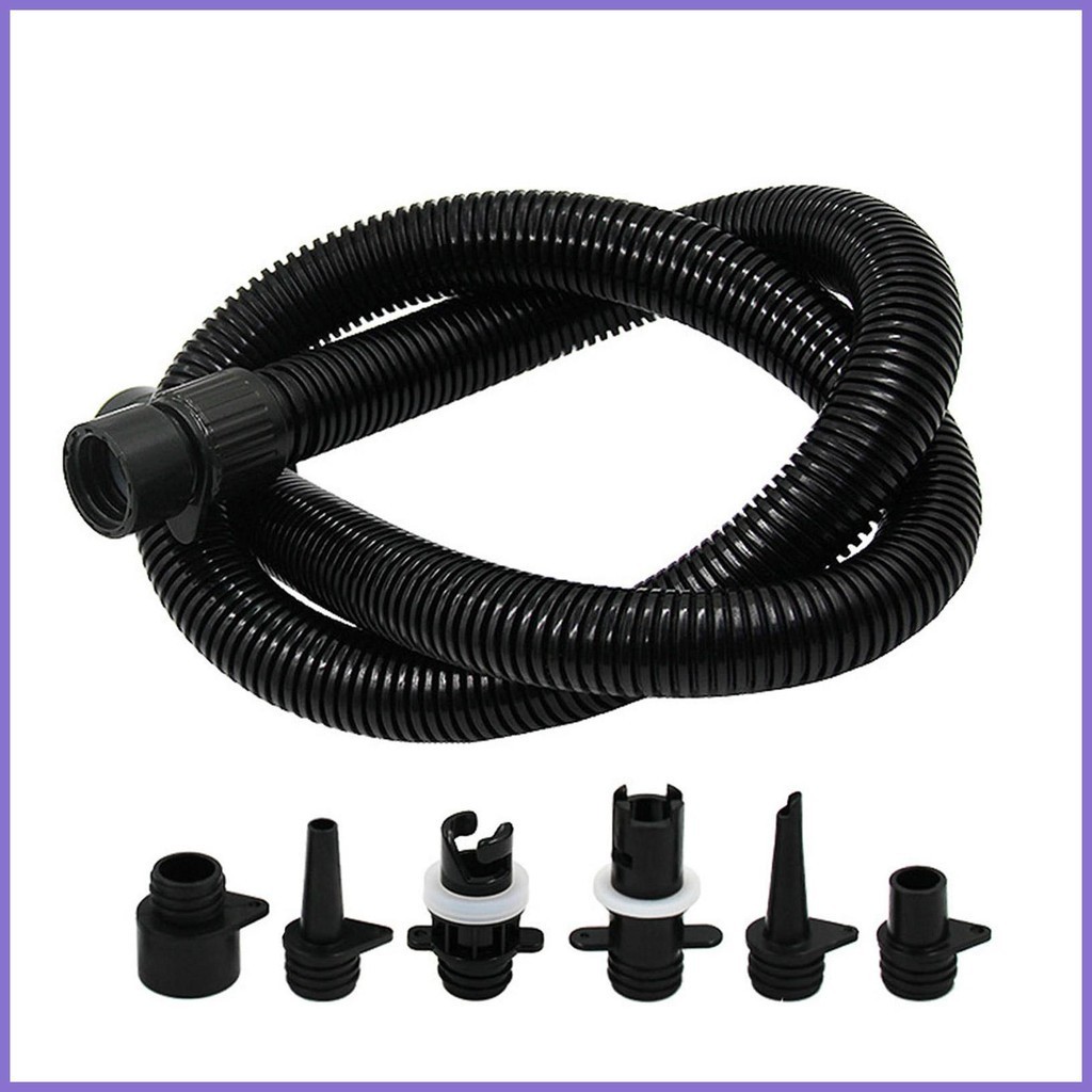 Inflatable Pump Adaptor Air Hose Kit With 6 Nozzles Adaptor Air Hose ...