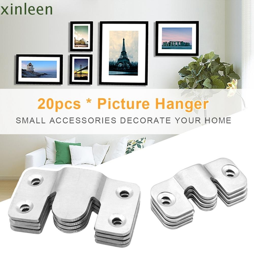 XINLEEN Photo Frame Hook Stainless Steel Flush Mount Interlocking ...