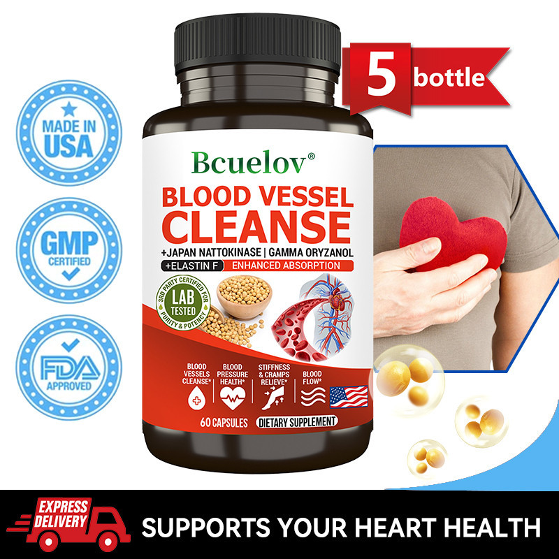 Vascular Cleansing, Nattokinase Supplement, Heart Health Support ...