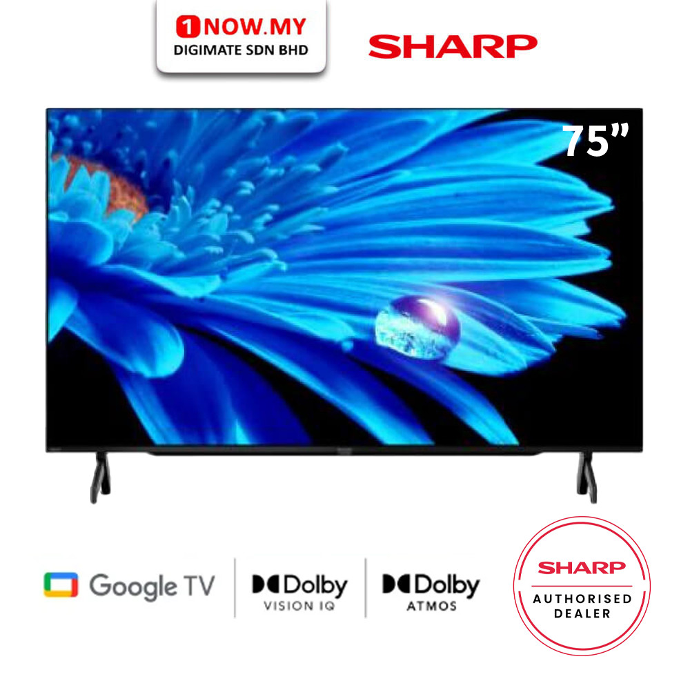 SHARP AQUOS 75" FK1 4K UHD Google TV 4TC75FK1X | Great Acurate Color ...