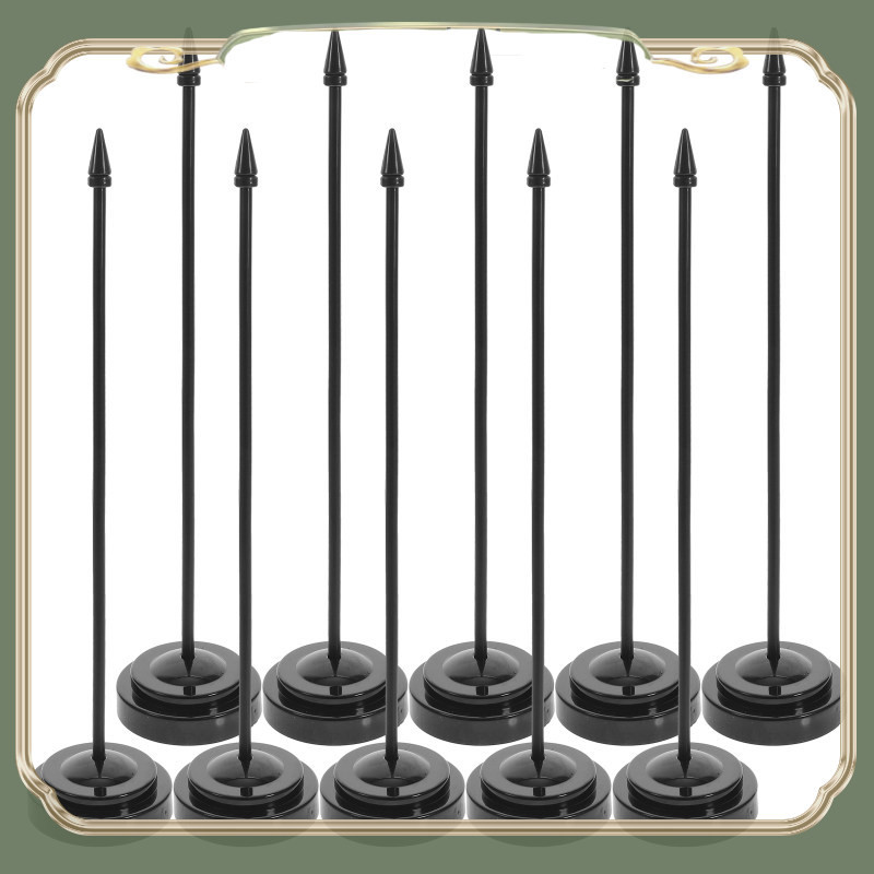 12 Pcs Flag Office Holder Mini Stands Desk Car Support Mount Pedestal ...