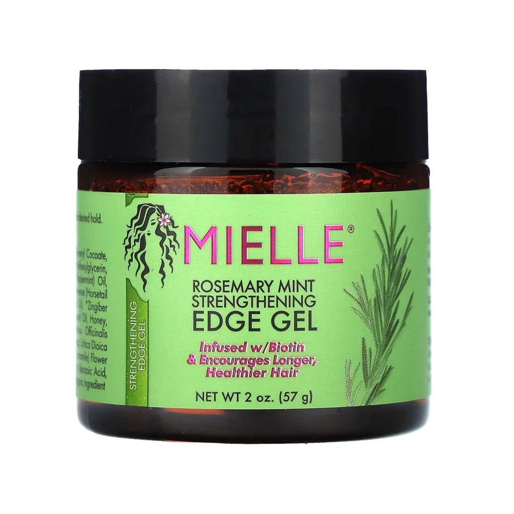 Mielle, Rosemary Mint Strengthening Edge Gel, 2 oz (57 g) | Shopee Malaysia