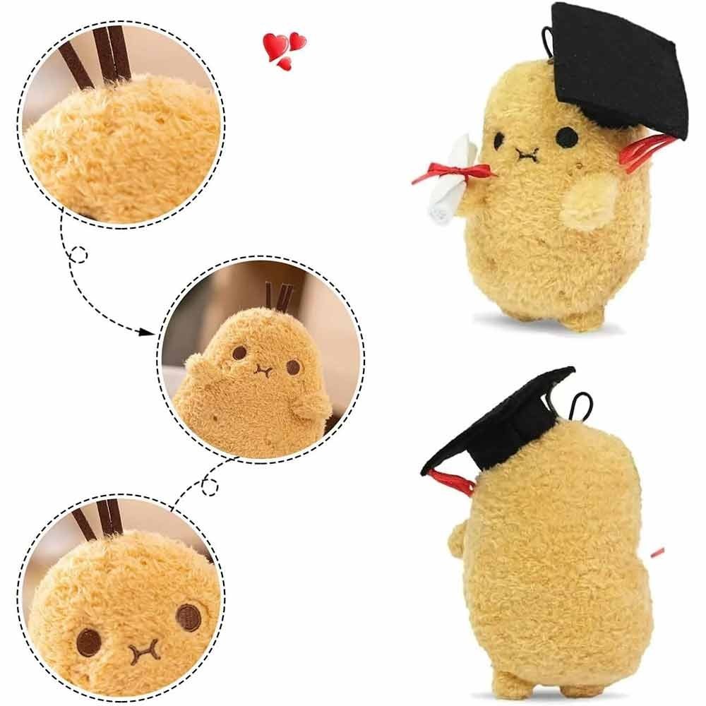 Graduation Potato Fluffy Mini Plush Toy, Graduation Stuffed Animal 2024 ...