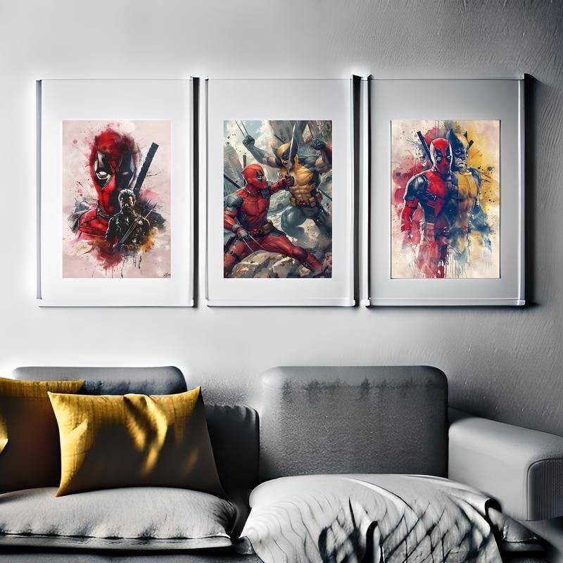 Deadpool and Wolverine Epic Battle Digital Art Marvel's Deadpool ...