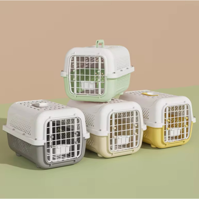 Pet Air Box Air Transport Pet Cage When Traveling Portable Plastic Air ...